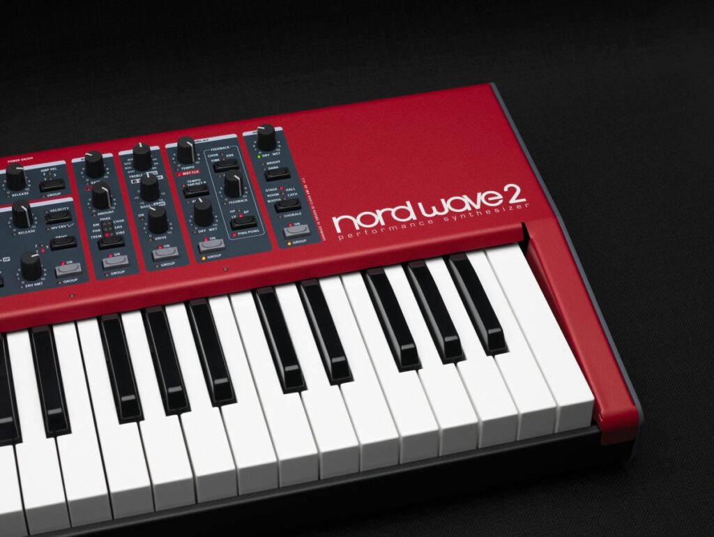 NW2 – Effects Section Angled | Nord Keyboards
